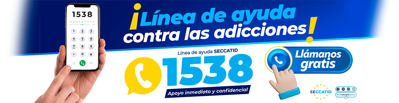 linea de ayuda contra las adicciones | Ministerio de Gobernación